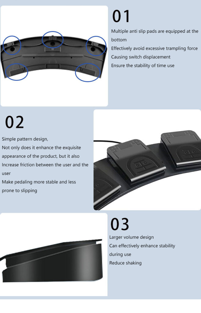 USB three position foot switch custom keyboard, mouse key value ...