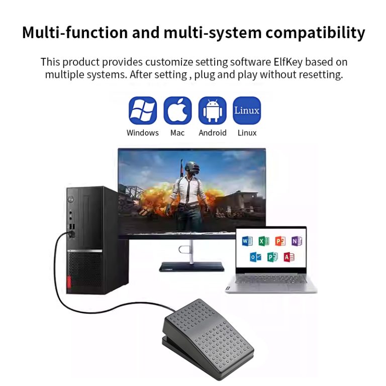 USB foot switch series for PC – PCsensor RDingtech RDing