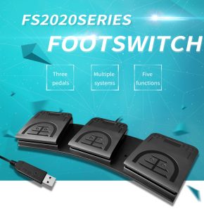 PCsensor USB Foot Pedal PC 3-pedal Programmable Computer Keyboard Hot ...